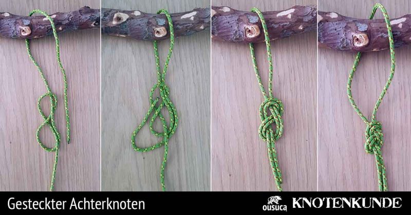Kleine Knotenkunde: Die wichtigsten Knoten für Outdoor / ousuca®