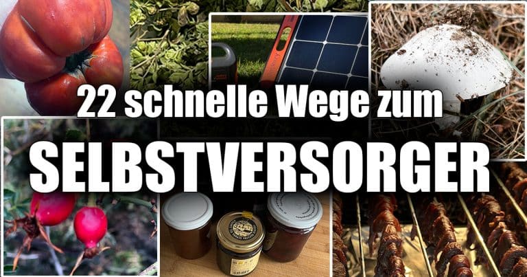 22 schnelle Wege zum Selbstversorger / PDF Liste / ousuca®